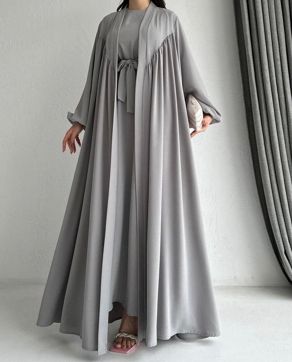 Classic Inner & Gown Abaya Set – Azurofficial